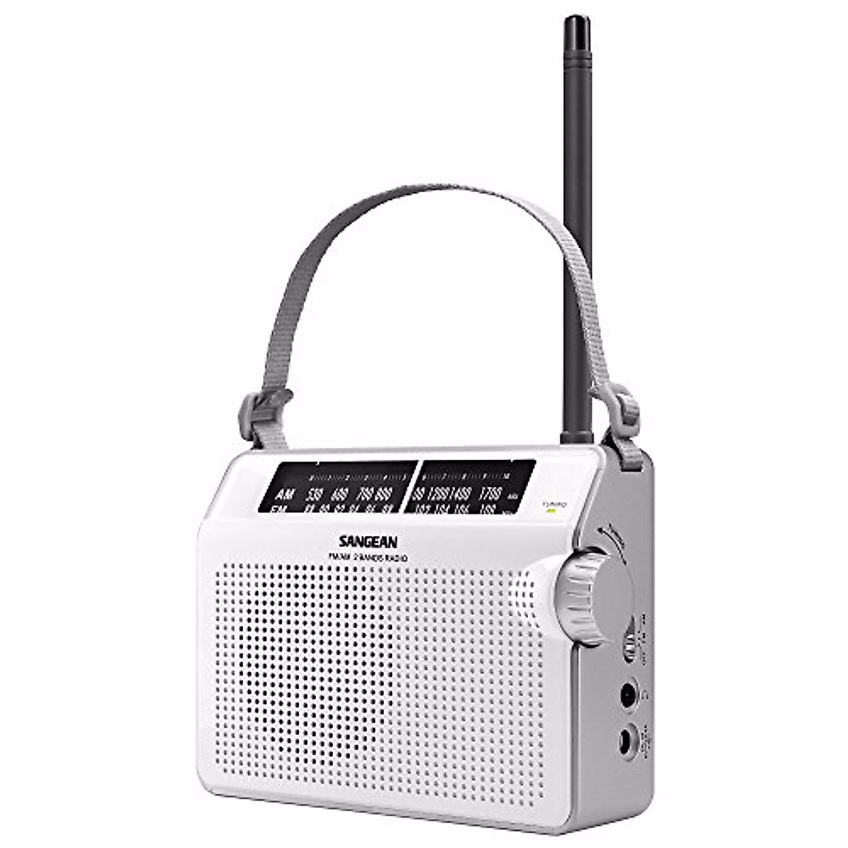 Sangean PR-D6WH AM/FM Compact Analog Portable Radio (Certified Refurbished)