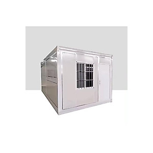 Generic 20ft Fold Out Foldable Container House Foldable Cabin Insulated Container | Versatile Storage, Shed, Office, Warehouse Solution, White, Modern2024