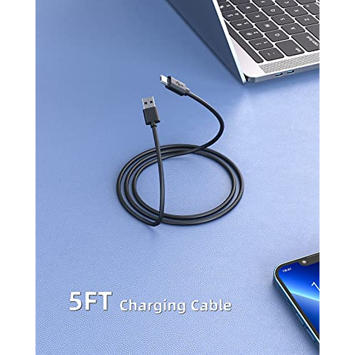 Replacement 5Ft(1.5M) Micro USB Charger Cord Fit for JBL Flip 4 3 2 Charge 3 2 2+ Plus Pulse 3 2 GO GO2 Trip Bluetooth Speaker AC Adapter Power Supply Cable