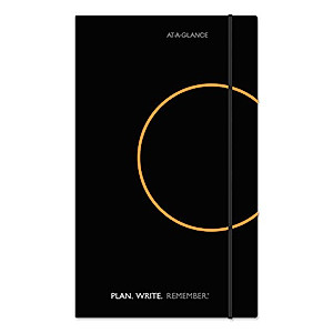 AT-A-GLANCE PLAN.WRITE.REMEMBER. 80612105 Planning Notebook Two Days Per Page, 5 1/8 x 8 1/4, Black