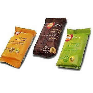 EG Easy Sweet Packets Hair Removal Wax Waxing Sugar Sugaring Paste Honey 100% Natural All Essence All Body Parts All Hair Types Bikini Brazilian Underarms Face Easy to Prepare (12 Packs Total 21 oz)