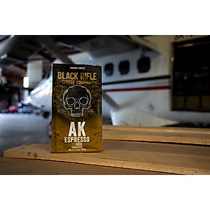 Black Rifle Coffee Company AK Espresso, Medium Roast Ground Coffee, 12 OZ Bag
