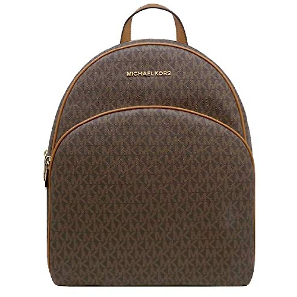 MICHAEL Michael Kors Abbey Jet Set Large Leather Backpack (Brown 2020)