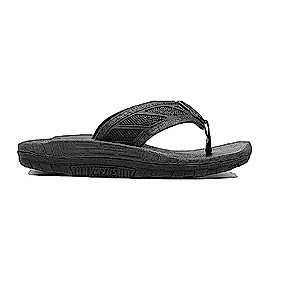 VIKTOS Men's Ruck Recovery Sandals | Comfortable Lightweight Casual Outdoor Flip Flops with Dropped Heel & Thermoformable EVA Footbed, Nightfjall, Size: 11