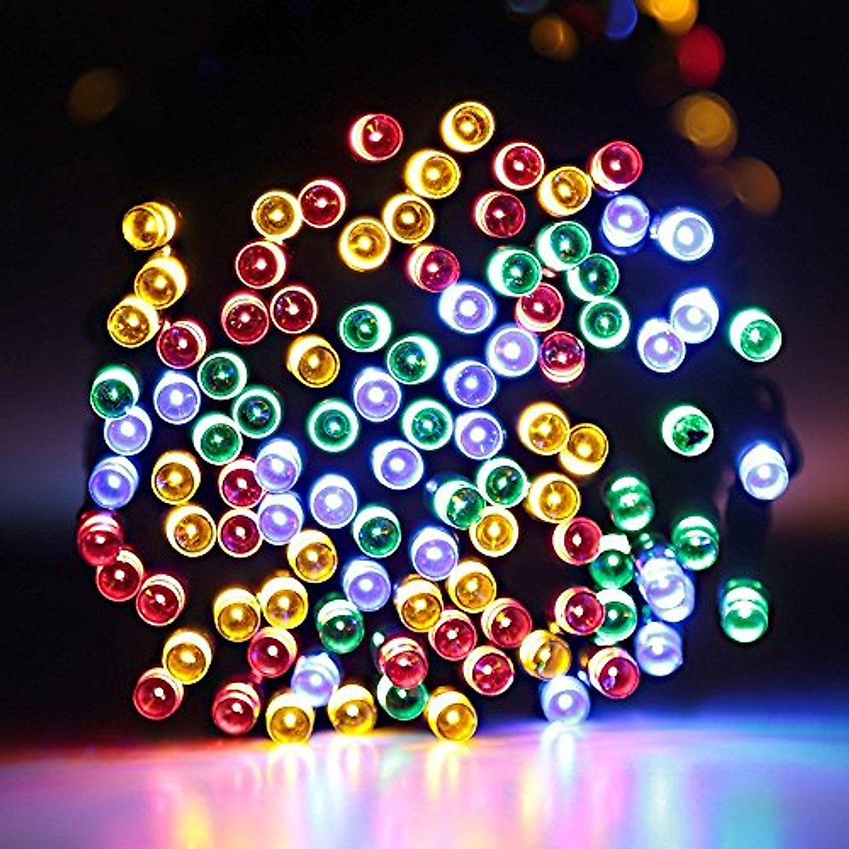 SOLARMKS Solar Christmas Lights,72ft 200 LED Outdoor String Lights,8 Modes Solar Power String Lights Outdoor Lighting for Christmas House Lawn Garden Wedding Patio Party Pool Area Xmas Tree