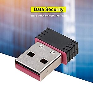 USB Network Card USB2.0 High Speed 300Mbps Adapter Transmitter Receiver, Support WEP 64/128, WPA, WPA2 and Multiple BSSIDs, for Vista/XP / 2000/7, for Linux