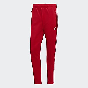 adidas Originals Men's Adicolor Classics Beckenbauer Track Pants, Vivid Red, Small