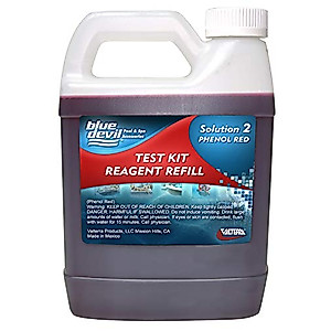 Blue Devil B7514 #2 Phenol Red (5-Way), Quart - 32oz Bottle