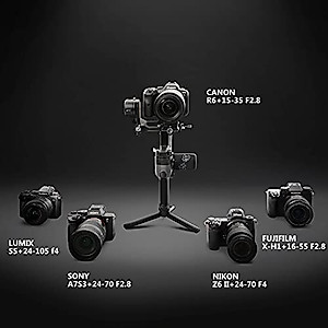 ZHIYUN WEEBILL 2 Pro, 3-Axis Gimbal Stabilizer for DSLR and Mirrorless Camera for Nikon Sony Panasonic Canon Fuji Blackmagic 6K 4K, 2.88” Full-Color Touchscreen, Vertical Shooting, Black