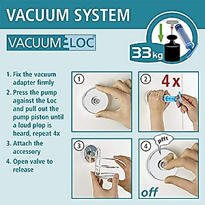 Bari Shower Corner Shelf Vacuum-Loc, Shower Organizer, Shower Corner Caddy, Shower Holder Organizer, Shower Holder, adhesive Shower Shelf, Shampoo holder, rustproof, chrome steel