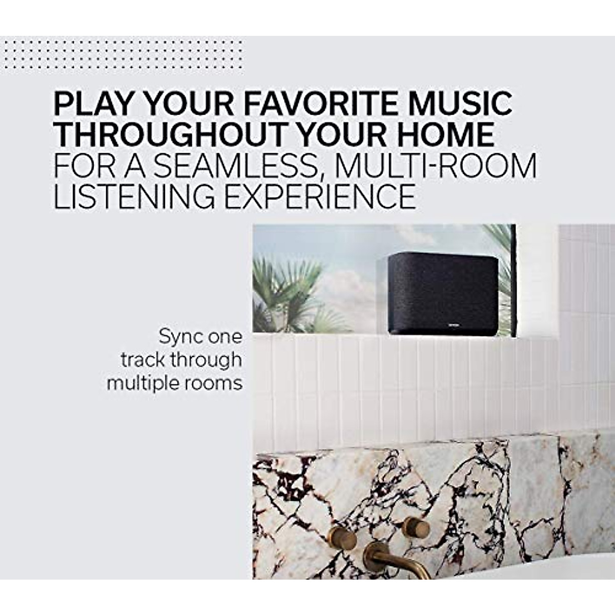 Denon Home 250 Wireless Streaming Speaker (Factory Certified Refurbished, Black)