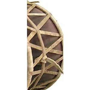Himalayan Craft Damaru Hand Held Drum Wooden Nepali Folk Musical Instrument Hand Carved Damaru Drum For Fun All Age Groups Of Musicians - Gift Party Supplies Birthday Party