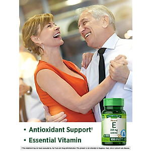 Nature's Truth Vitamin E Softgels | 268mg | 100 Count | Non-GMO & Gluten Free Supplement
