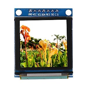 1.5inch OLED Display Module I2C IIC SPI Serial 128 * 128 Color OLED LCD White Display Module for SSD135 Serial Peripheral Interface OLED Color Display Graphic Module