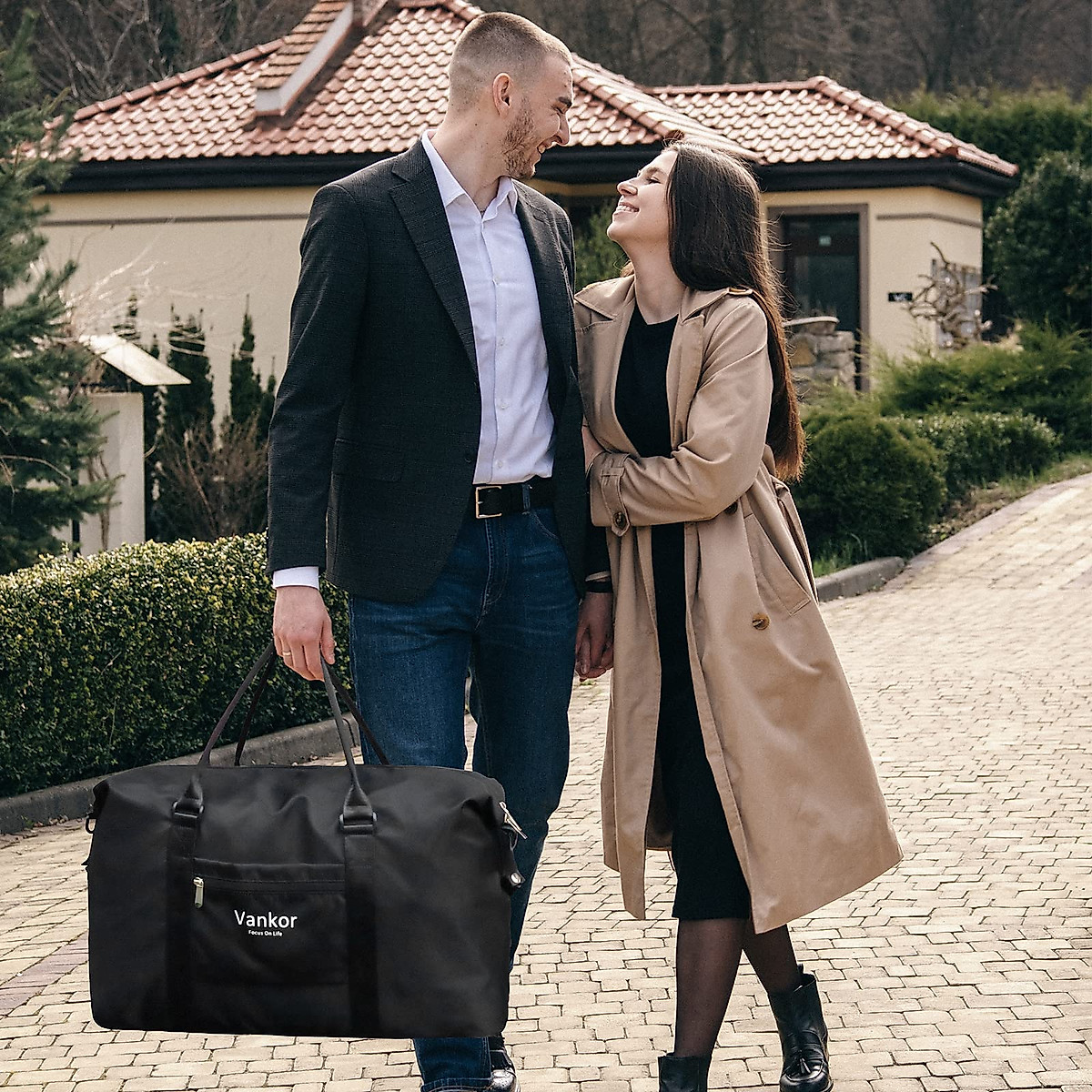 Large Duffle Bag for Travel Waterproof 21 Inch, Vankor Gym Duffel Bag for Women Men Durable Carry on Weekender Overnight Sports Luggage Weekend Beach Yoga Workout Hospital Mommy Diaper Bag Cow Print