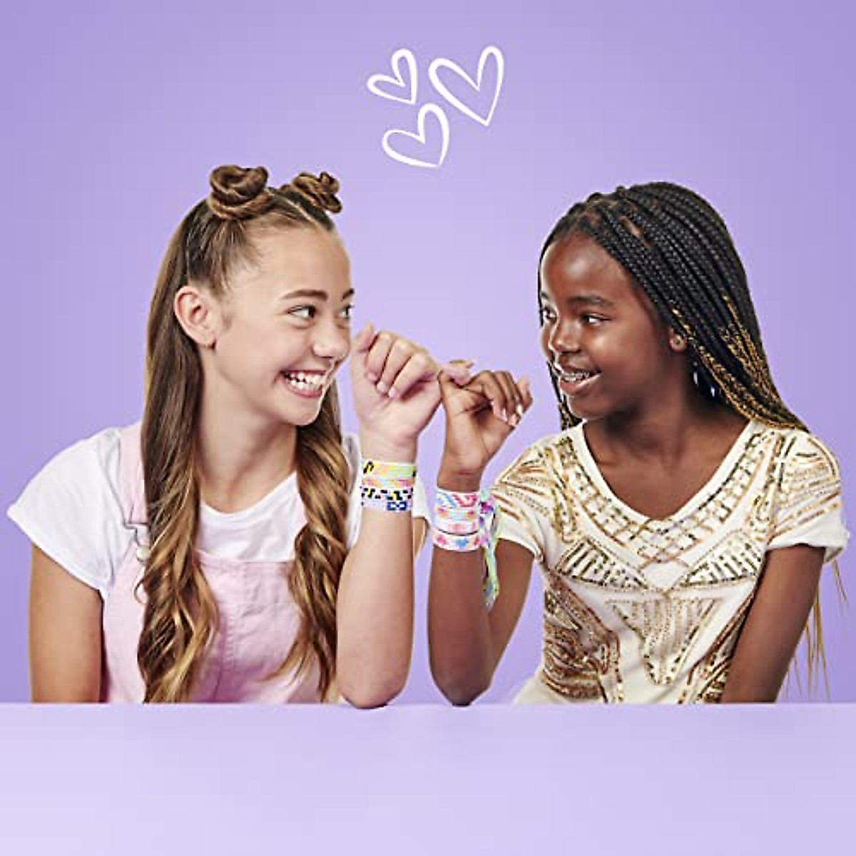 Blingle Bands DIY Gem Friendship Bracelet, 5 Band On The Go Starter Pod in 6 Piece CDU - Arts & Craft Activity for Ages 7 and Up