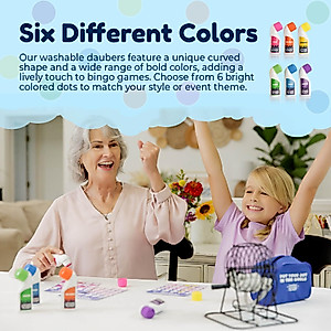 Dot Markers | Bingo Daubers Bright | Washable Art Markers for Toddlers Kids Adults | Arts and Crafts | Kids Art Supplies | Dot Paint Craft Kit | Toddler Painting Supplies | Drawing Coloring Set