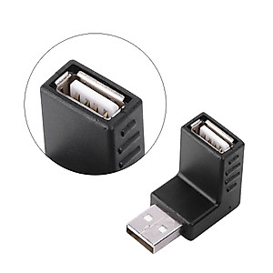 Heayzoki USB Male to Female, USB Female USB Female Adapter, USB Micro to USB A, OTG Adapter Converter for Computer Tablet PC Mobile Phone -40 Pack