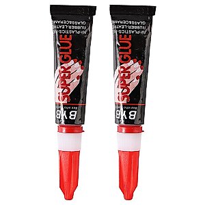 Nail Glue, Super Nail Glue for Acrylic Nails, Professional Nail Glue For Nail Tips for Press On Nails Long Lasting Acrylic Nail Glue For Nail Tips Pegamento Para Uñas Acrilicas Nails Glue 0.18OZ 2 Pcs