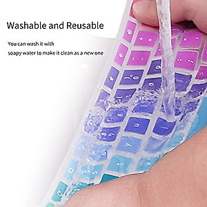 Keyboard Cover for Dell G15 5510 5515 Gaming,Dell Inspiron 15 3000 3501 3505 3502 5000 7000 7500 7501 7506 7590 7591 7706 7790 5501 5502 5505 5508 5584 5590 5593 5598,Vostro 3000 5000 7000, Rainbow