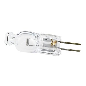 SYLVANIA 58661 20-Watt, 12-Volt, G4 Bi-Pin, Clear, Tungsten T3 Halogen Quartz Lamp with UV Filter