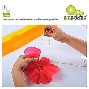 Smart-Fab Craft Fabric 12 x 18 Inch Sheets, White, Pack of 45, Perfect for Schools, Crafts, Art, Bulletin Board, Teacher Classrooms, Outlasts Paper