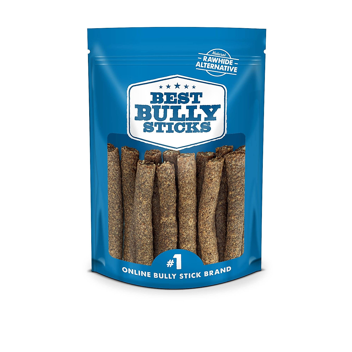 Premium Real Beef Dog Treats - Bully Snap Stick, 12 Pack - 100% Natural, No Additives - Reward, Puppy & Dog Training Treats - USA Packed - Healthy, Easy to Digest, Rawhide-Free, High Protein
