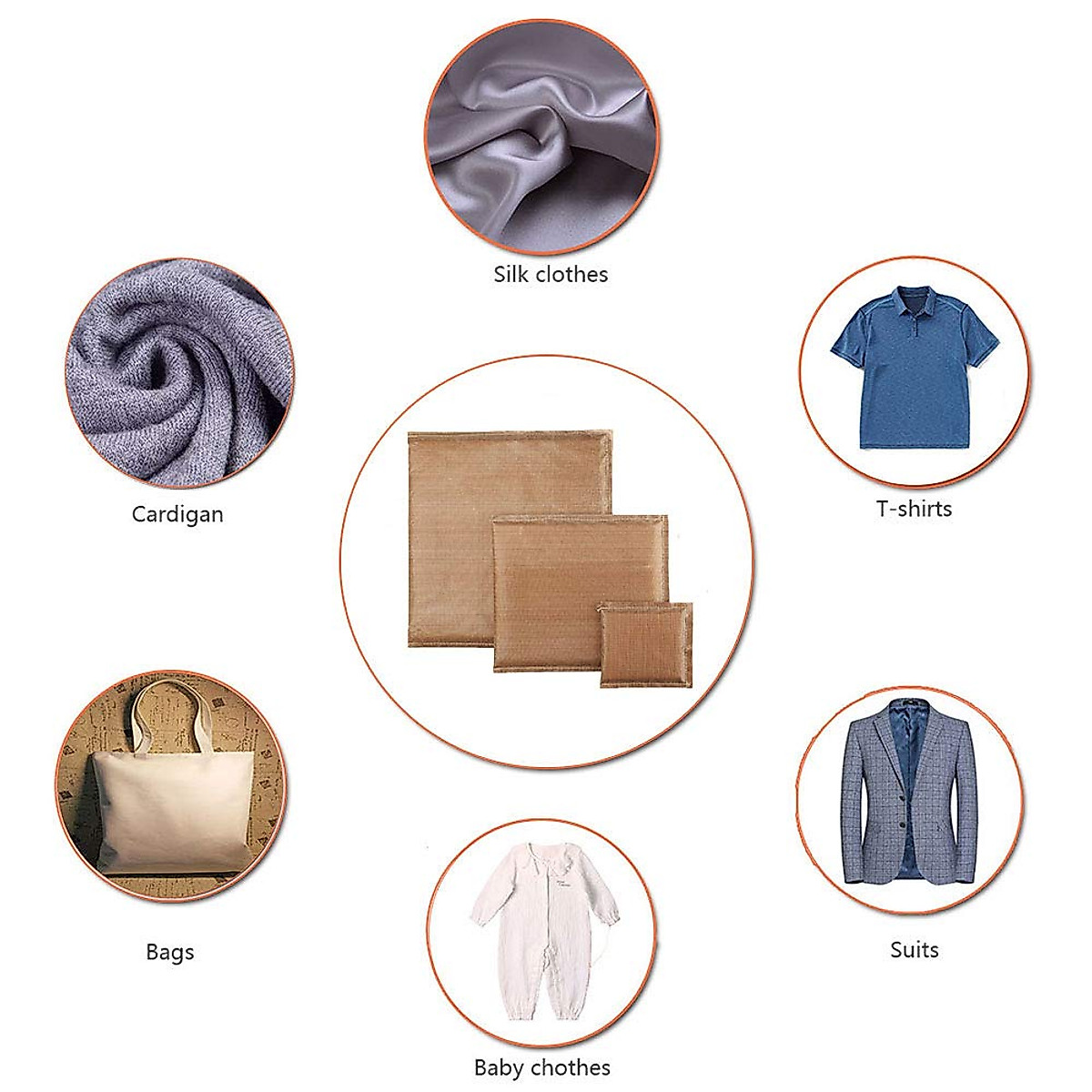 4 Pack Heat Press Pillow Mat Bundle - 4 Size Teflon Heat Pressing Transfer Pillows,for Heat Press Sublimation Projects