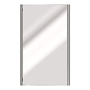Valsan PS190CR Sensis 21 1/2" Framed Rectangular Wall Mirror In Chrome