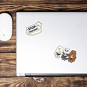 Careflection We Bare Bears Stickers Perfect for Laptop Computer Bottle Travel Mobile Guitar Pack of 25