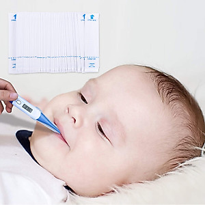 Baluue 100pcs - Meter Disposable Universal Digital Oral Rectal- Covers Refill Sleeve Replacement