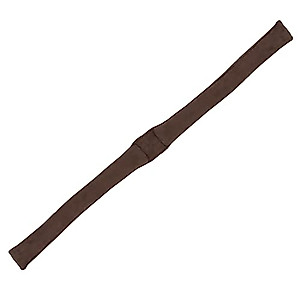 Home District French Door Draft Stopper - Weighted Under Door Draft Blocker, Apartment Noise Blocker, Window Draft Dodger, Winter Door Insulation Strip - 60 Inches Long - Chocolate Brown