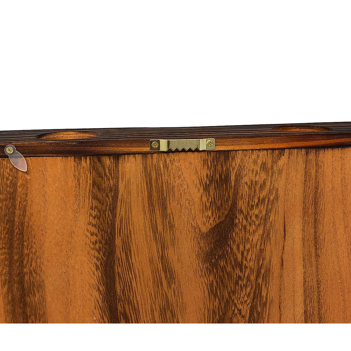 Wine Cork & Beer Cap Holder Shadow Box, Wall Mounted or Free Standing, Wine & Bar Decor for Him & Her, Rustic Stained Wood, 11" x 13"