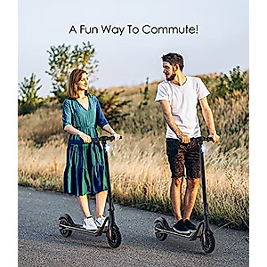 Electric Scooter, 3 Gears, Max Speed 15.5MPH, 12 Miles Powerful Battery with 8'' Tires Foldable Electric Scooter for Adults, Max Load 220 lbs
