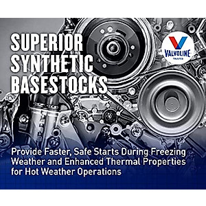 Valvoline Premium Blue Extreme SAE 5W-40 Full Synthetic Diesel Engine Oil 1 GA, Case of 3