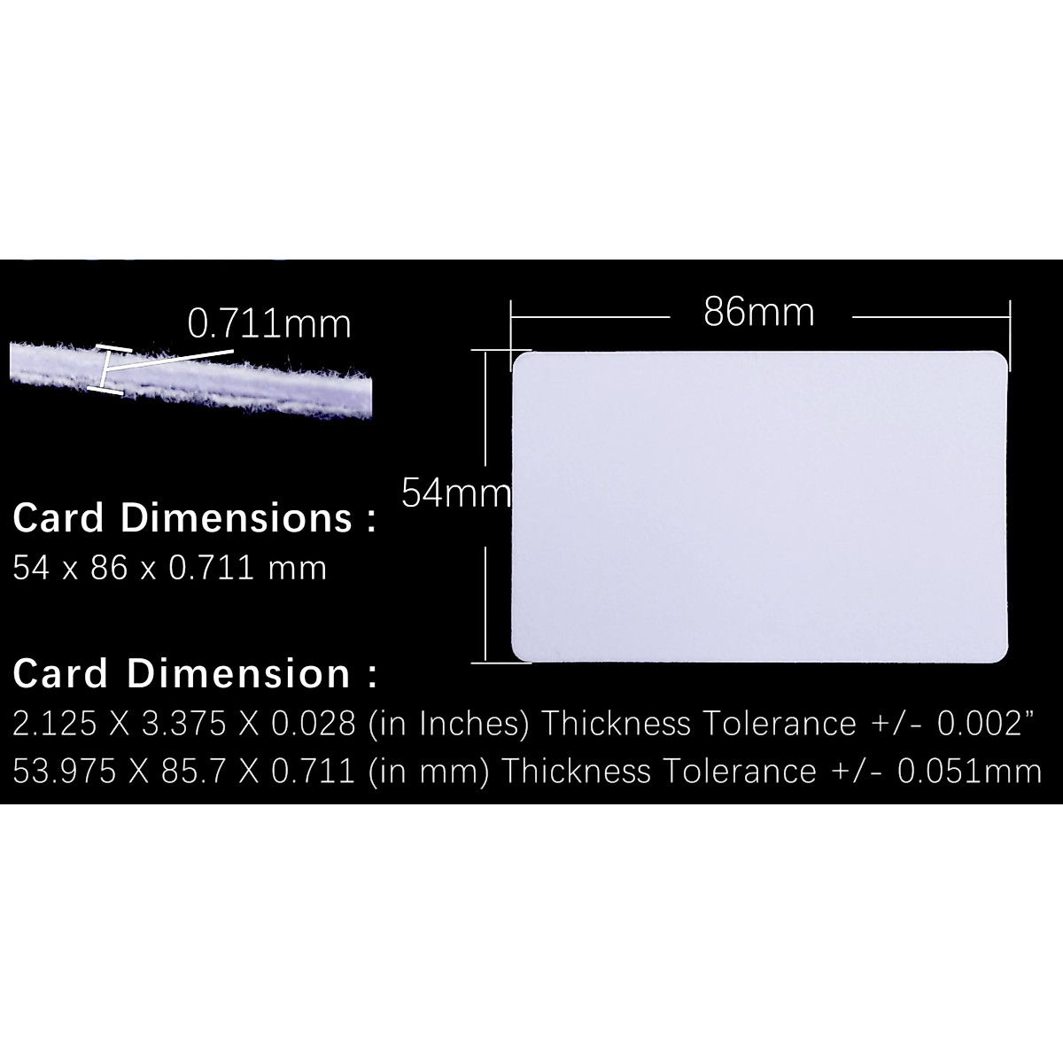 UBICON Card Reader Cleaning Card - Pre-Saturated with 99.9% IPA, Effective Dirt and Oil Remover, Compatible with ATM, POS, Swipe and Smart Card Readers - 2.125 x 3.375 Inches (10)