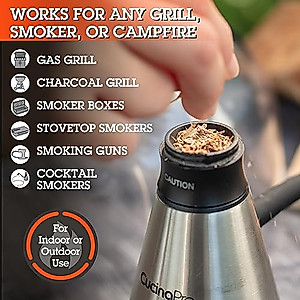 Camerons Products Smoking Chips - (Mesquite) - Kiln Dried, 4 Pound Bag, 260 cu. in. - Barbecue Chips, Natural Extra Fine Wood Smoker Sawdust Shavings