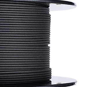 HATCHBOX Matte PLA 3D Printer Filament, Dimensional Accuracy +/- 0.03 mm, 1 kg Spool, 1.75 mm, Black