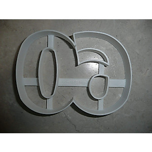 NUMBER 60 SIXTY ANNIVERSARY BIRTHDAY EVENT COOKIE CUTTER MADE IN USA PR108-60