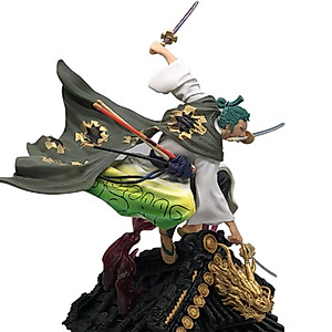 Three Thousand World - Roronoa Zoro PVC Action Figure (8.6inch) Popular Anime Computer Desk Decoration