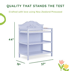 Sweetpea Baby 6044AU-BLUSH Baby Jasmine Changing Table, Blush