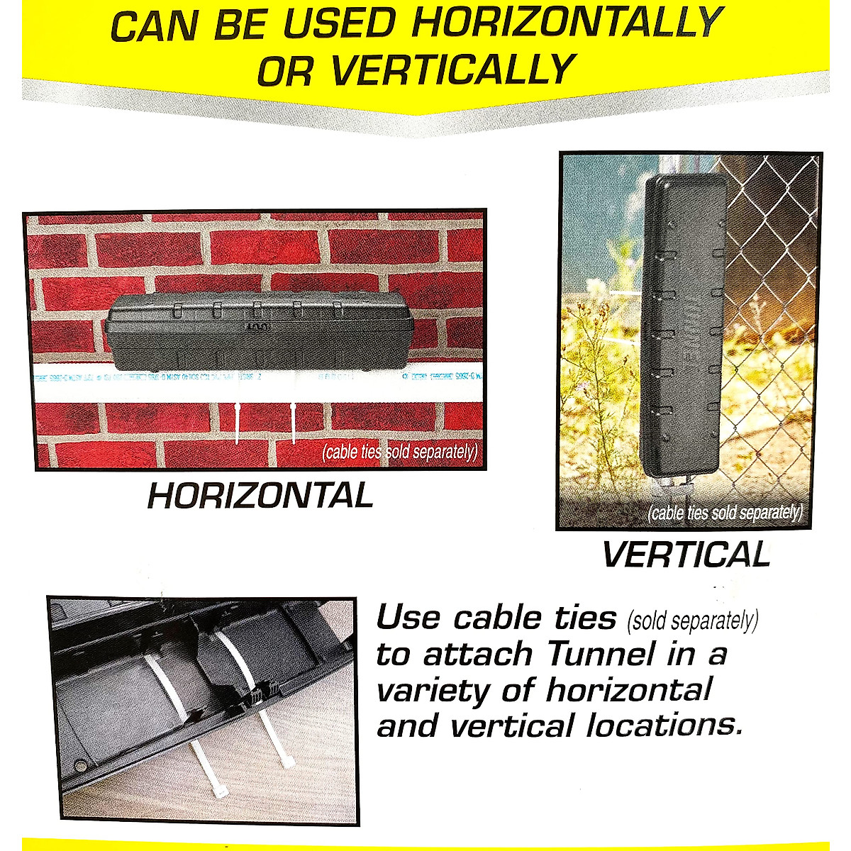 Tomcat Motomco Tunnel Trapping System - Full CASE Bait Station and Trap Station Includes 8 Individual Reusable Snap Traps | 4 Individual Tunnels in Set | Made in USA