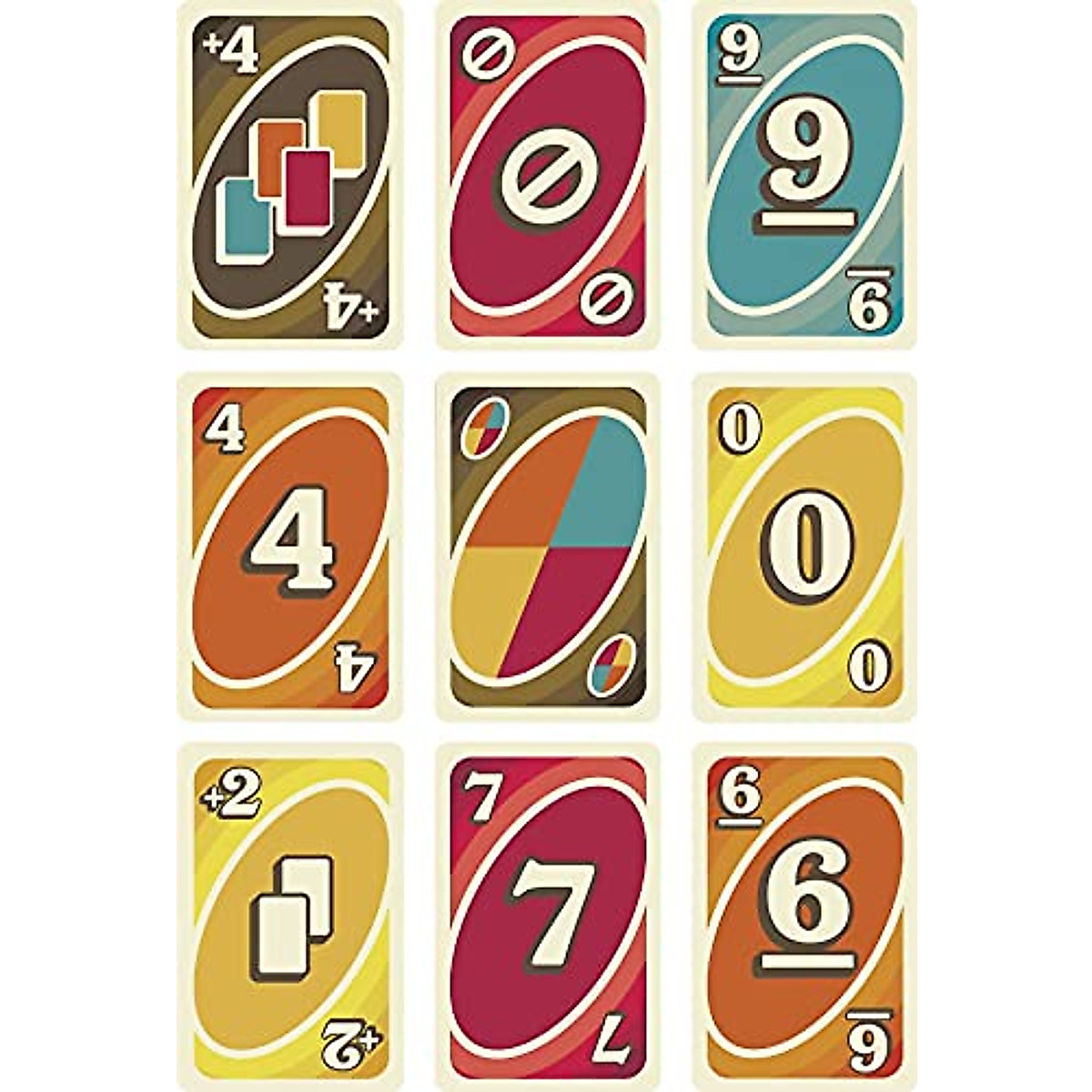 Mattel Games UNO Iconic Series 1970s Matching Card Game Featuring Decade-Themed Design, 112 Cards for Collectors, Teen & Adult Game Night, Ages 7 Years & Older.