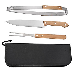 2 Sets Barbecue and Fork Tools Grilling Cutter Grill Tool Kit Grill Cutter Grill Fork Tong for Outdoor Grill Food Barbecue Grilling Fork Tong Cooking Food Kitchen Essentials