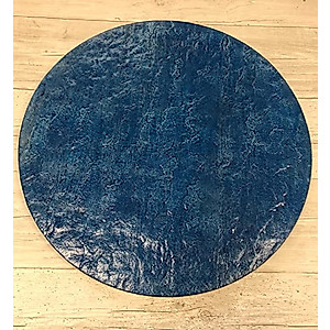 Concrete Cement Lazy Susan Unique, Hand Crafted, Gray, Turntable, 360 Degree Swivel, Made in The USA, Home Decor by Concrete Resurrection (Pacific 18.25")