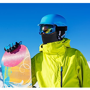 JANSONG Balaclava Face Mask Face Cover UV Sun Protection Ski Mask Skiing, Snowboarding Windproof Cycling Fishingfor Women Men Outdoor Sports Black