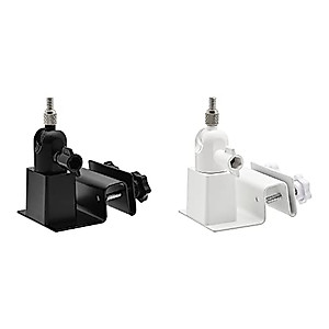 Holicfun Universal Solar Panel Gutter Mount for Ring, Arlo, Eufy, Wyze, Reolink Solar Panels and More (White)