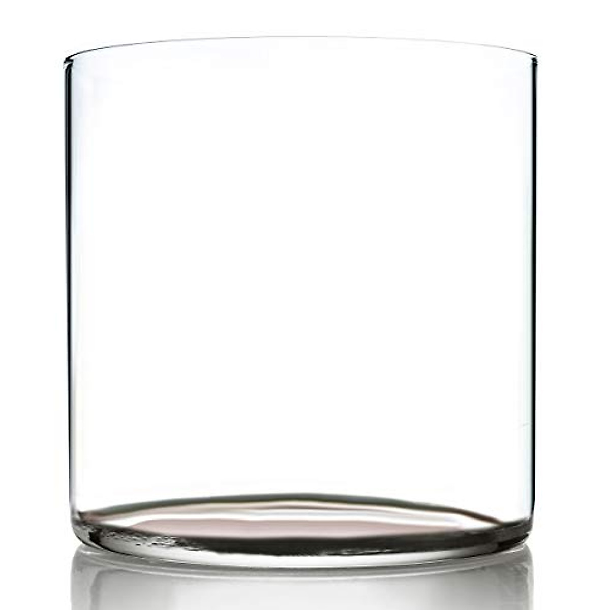 Amehla Ultra Thin Cocktail Glasses 12-ounce Double Old Fashioned Whiskey Glasses - Minimalist H20 Water Drinking Glass - (4)