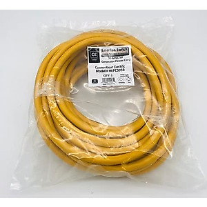 Connecticut Electric 50 Foot Generator Power Extension Cord, 30 Amp, 4 Prong, NEMA L14-30P (Male), NEMA L14-30R (Female)