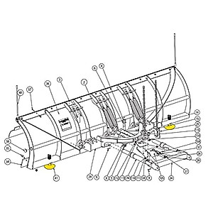 SnowDogg/Buyers Products 16121100, Shoe Assembly, HD/EX/CM Plow